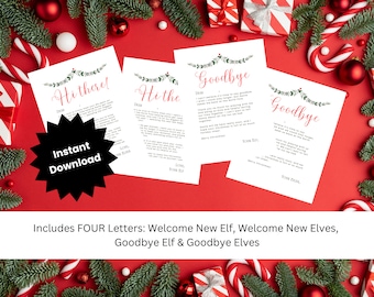 Elf Arrival Letter MULTIPLE RETURNING ELVES and Single Returning Elf ...