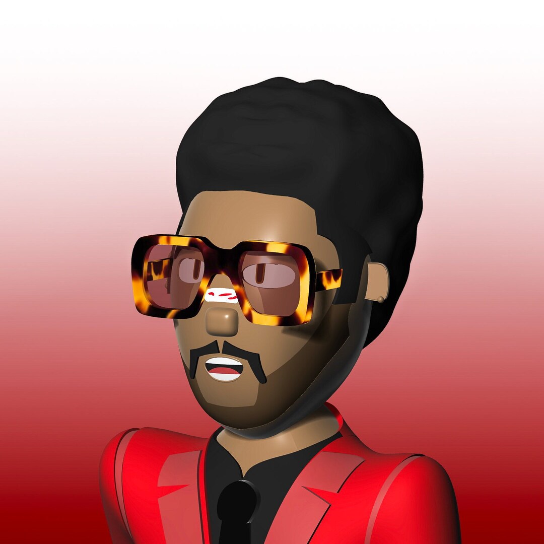 The Weeknd After Hours Cartoon Figure 3D STL PRINTABLE - Etsy Canada