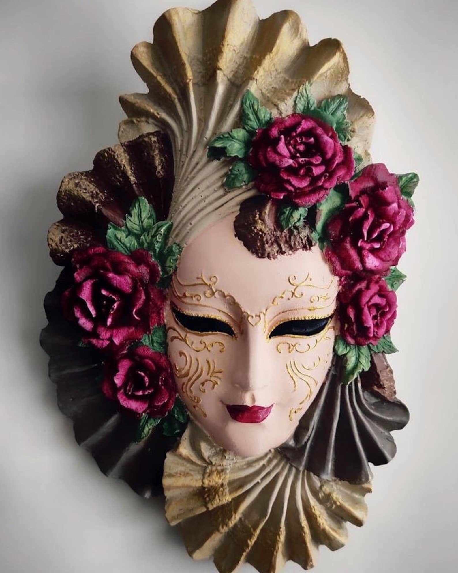 Venetian Mask Wall Mask Wall Object Decorative Mask - Etsy
