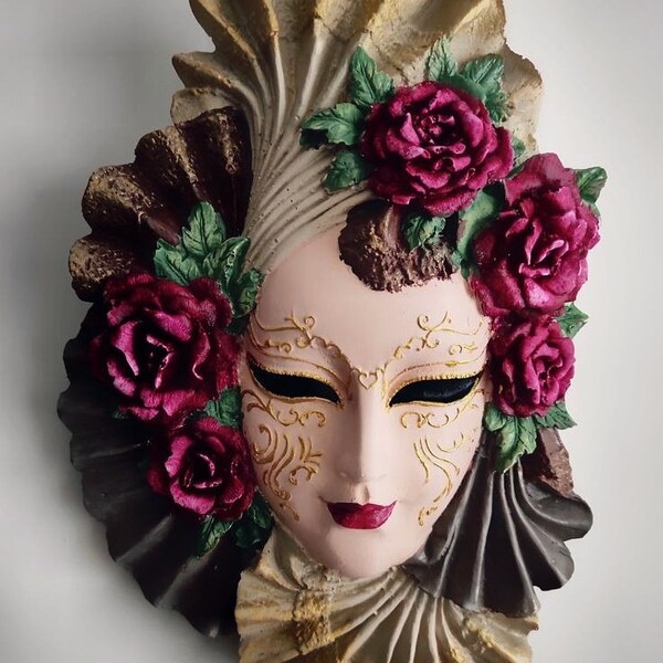 Ceramic Wall Mask - Etsy
