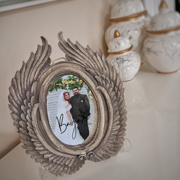 Angel Wing Photo Frame - Etsy