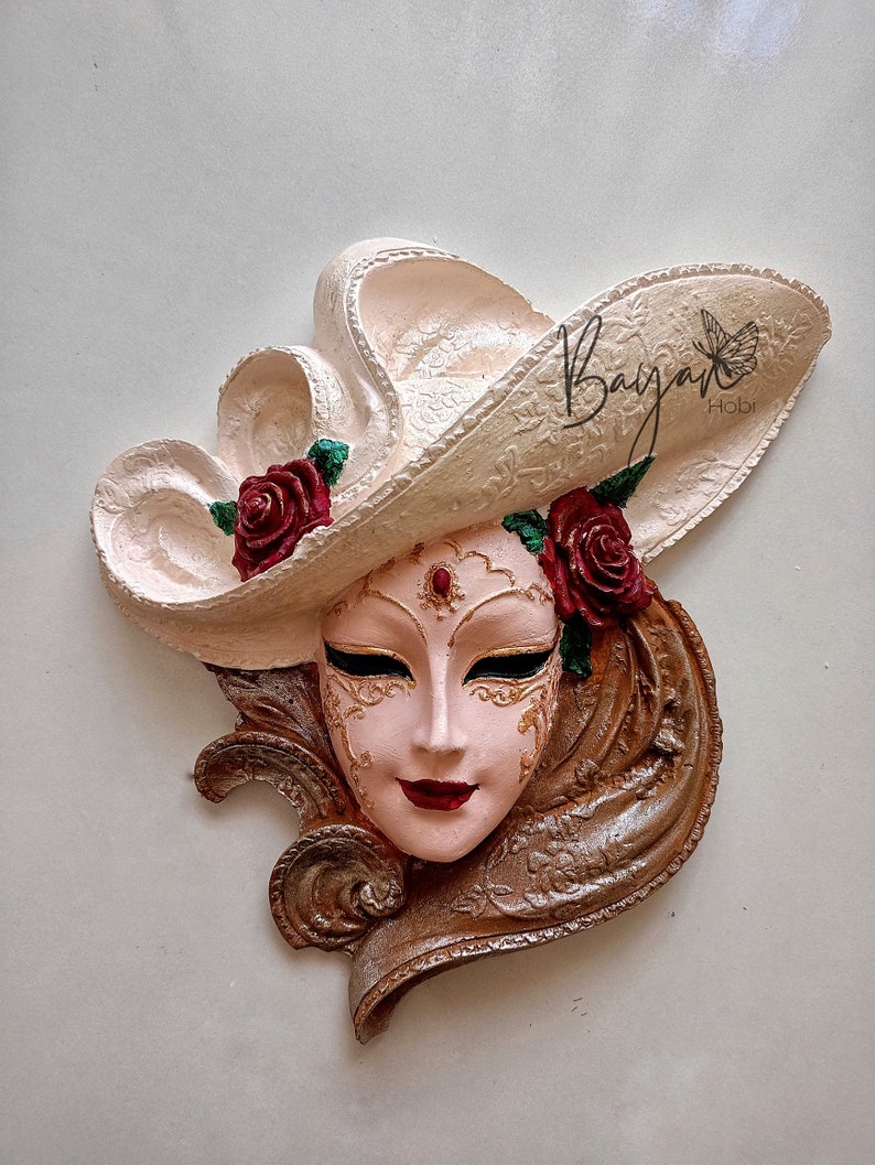 Decoration Wall Mask, Head Sculpture, Venetian Mask - Etsy