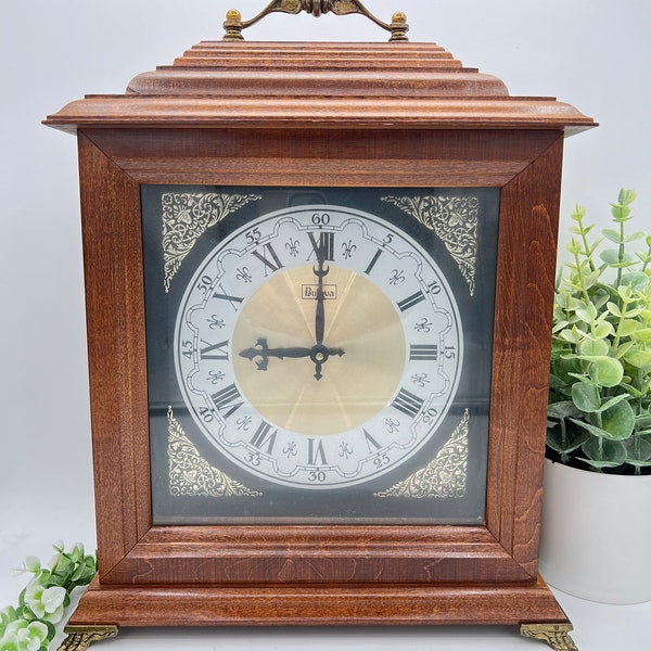 Antique Mantle Clock - Etsy