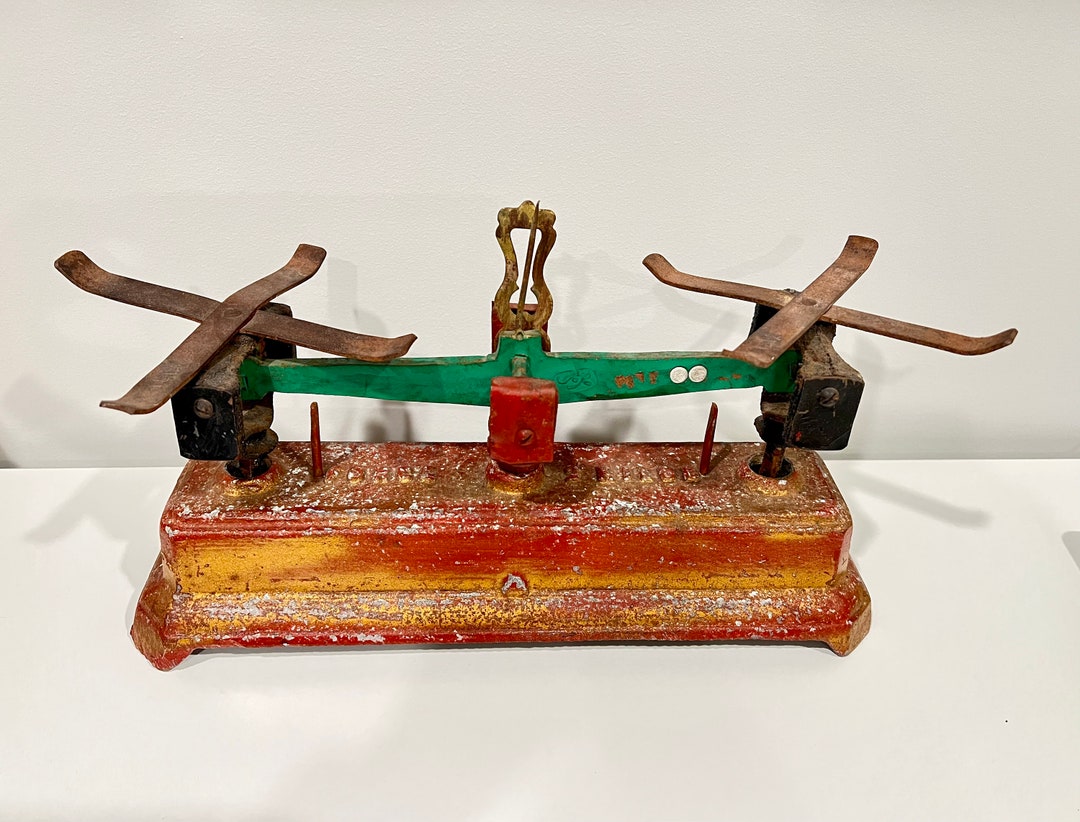 Antique FORCE 2 KILOG Cast Iron Balance Scale - Etsy