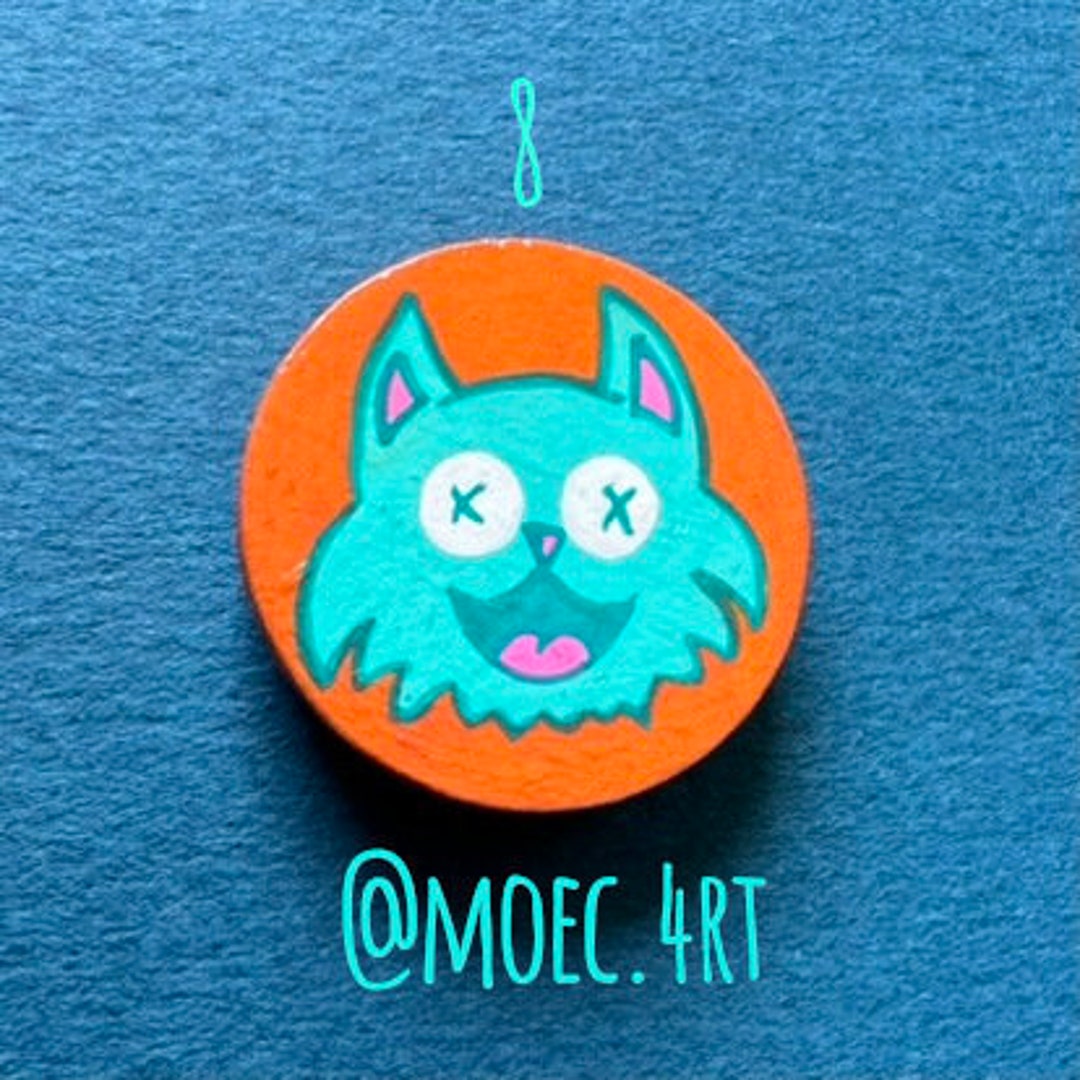 Magnets/ Hand Painted/ Fridge Magnets/ Wooden Magnets/ Real Wood ...