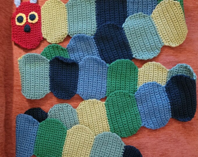 The Very Hungry Caterpillar Inspired Scarf Crochet Pattern - Etsy Canada