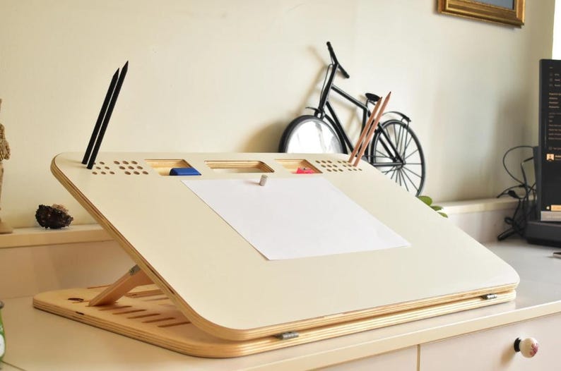 Writing Table, Sketching Board,,portable Drawing Board for A3, Handmade ...