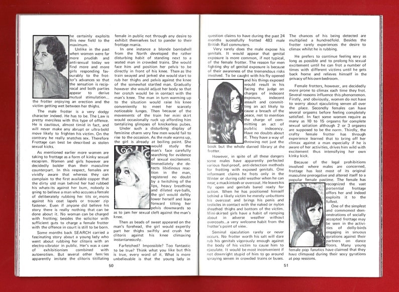 SEARCH MAGAZINE Adult Publication 1972 Vol.2 / Issue No.1 Erotic Correspondence Magazine Readers ...