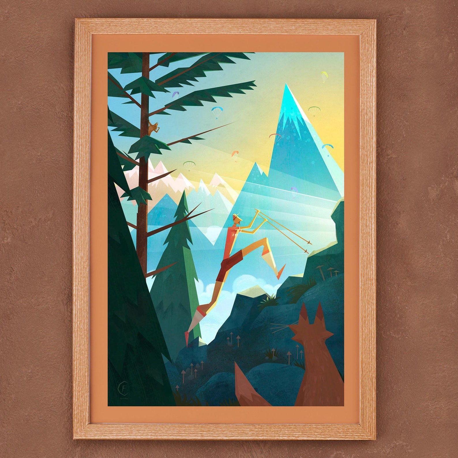 Trail Poster - Maxi Race Annecy - Running - Wall Decoration - Running ...