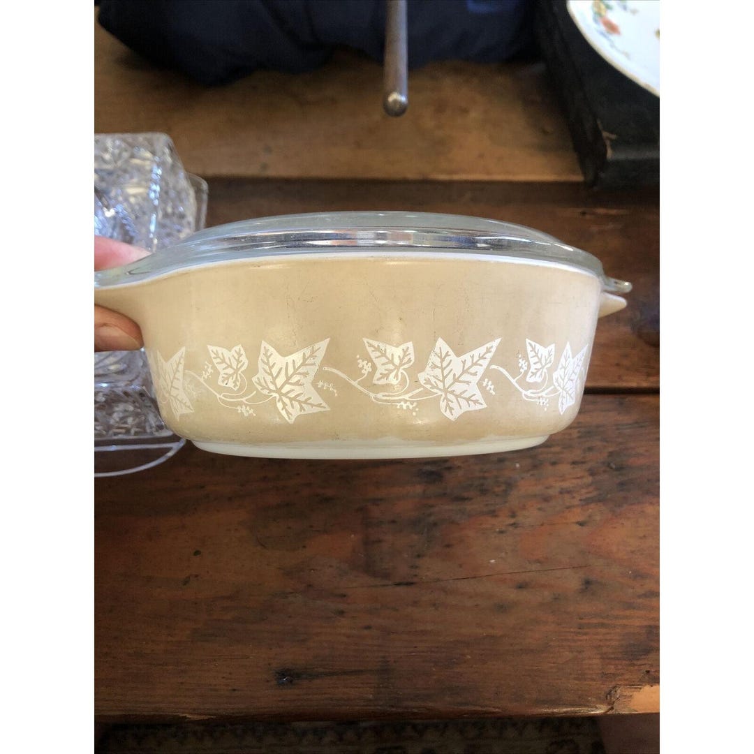 Pyrex Sandalwood Casserole Dish 471 With Glass Lid - Etsy