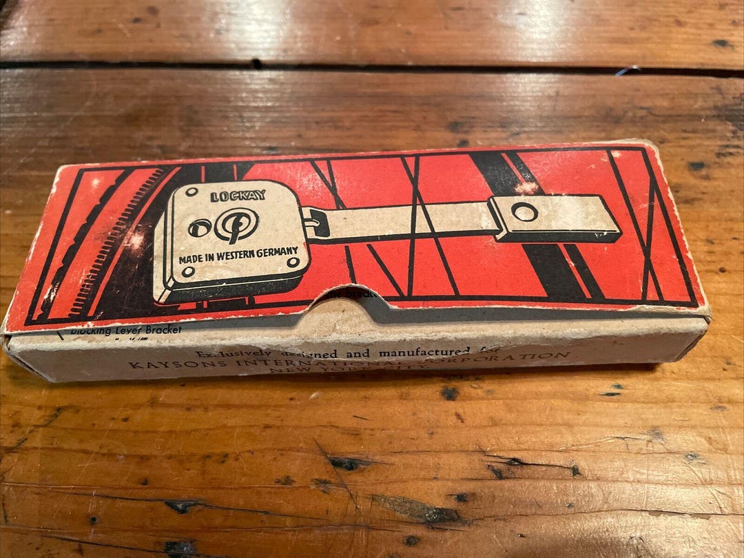 Vintage Bike Lock Western Germany BIKE LOCKAY With Keys - Etsy