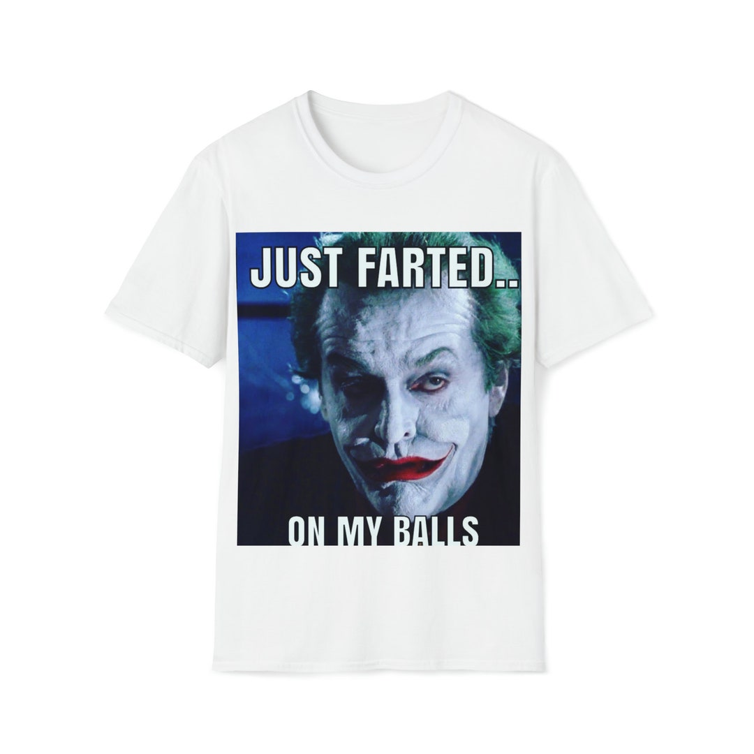 Joker Fart T-shirt - Etsy