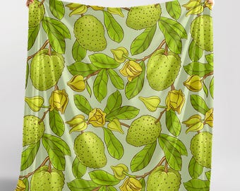 guyabano fruit drawing