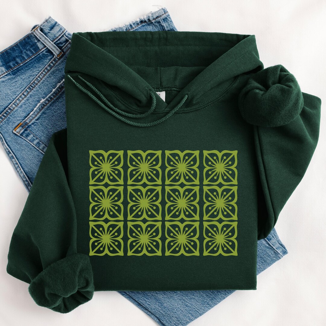 Sudadera con capucha de tazón vintage verde, sudadera de cocina de mamá ...