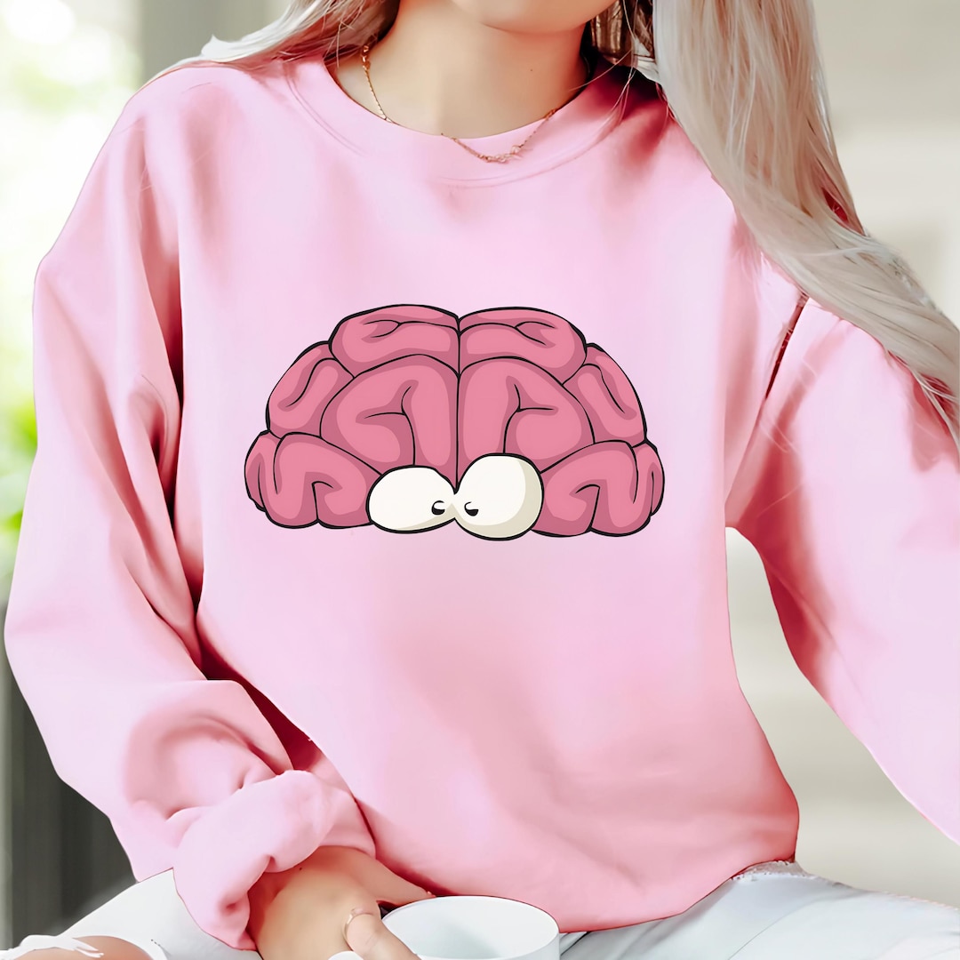 Funny Brain Shirt, Brain Awareness Month Sweatshirt, Neurology Student ...