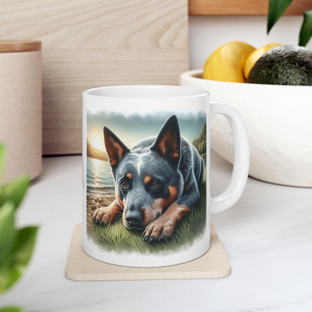 Australian Cattle Dog Mug, Blue Heeler Gifts for Cattle Dog Owner Dog ...
