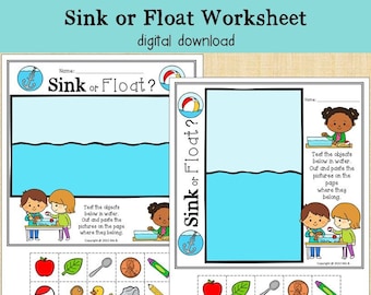 Sink or Float Activity Preschool Fun - Etsy