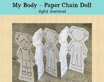 My Body Five Senses Coloring Worksheet Printable - Etsy