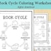 Rock Cycle Coloring Worksheet Printable - Etsy