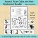 Animal Type / Classification Coloring Sorting Worksheets | Science ...
