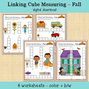 Linking Cube Measuring Bundle | All Seasons - Winter, Spring, Summer ...