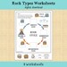 Rock Types Worksheets - Etsy
