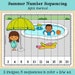 Summer Number Sequencing Puzzles Worksheet Counting 1s 2s 3s 5s 10s ...