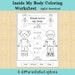 What's Inside My Body Coloring Worksheet | Science Health - Etsy