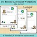 If I Become a Scientist Coloring Page + Writing Prompt Bundle | 7 ...