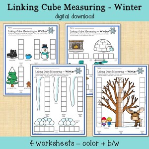 Linking Cube Measuring Bundle | All Seasons - Winter, Spring, Summer ...