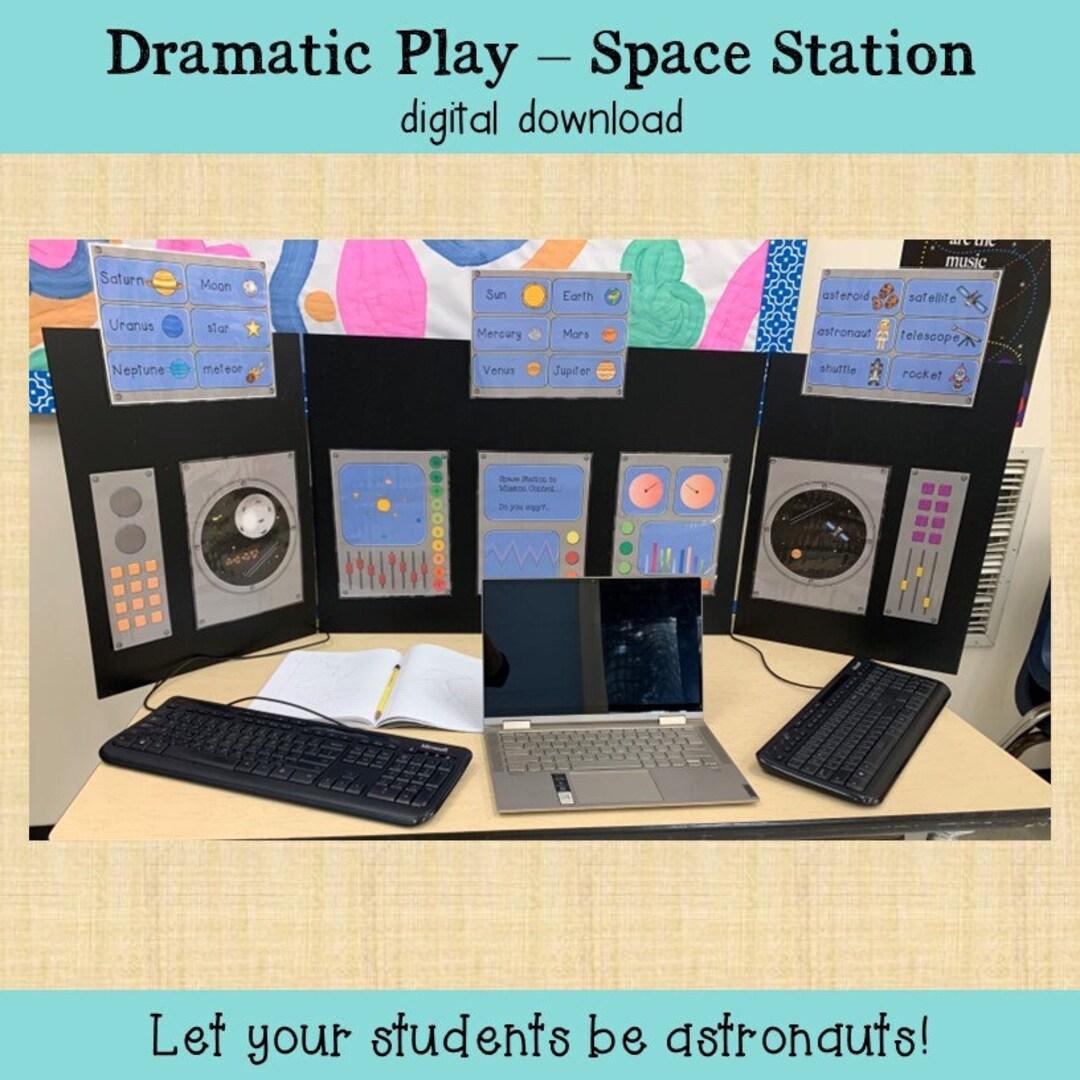 Dramatic Play - Space Station Printable - Etsy