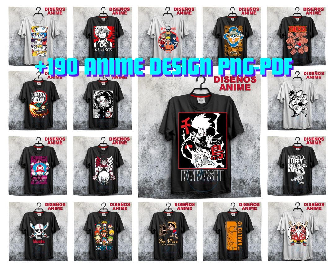 190+ Anime Bundle Designs Png-pdf, T-shirt Hoddies Anime PNG, Anime SVG ...