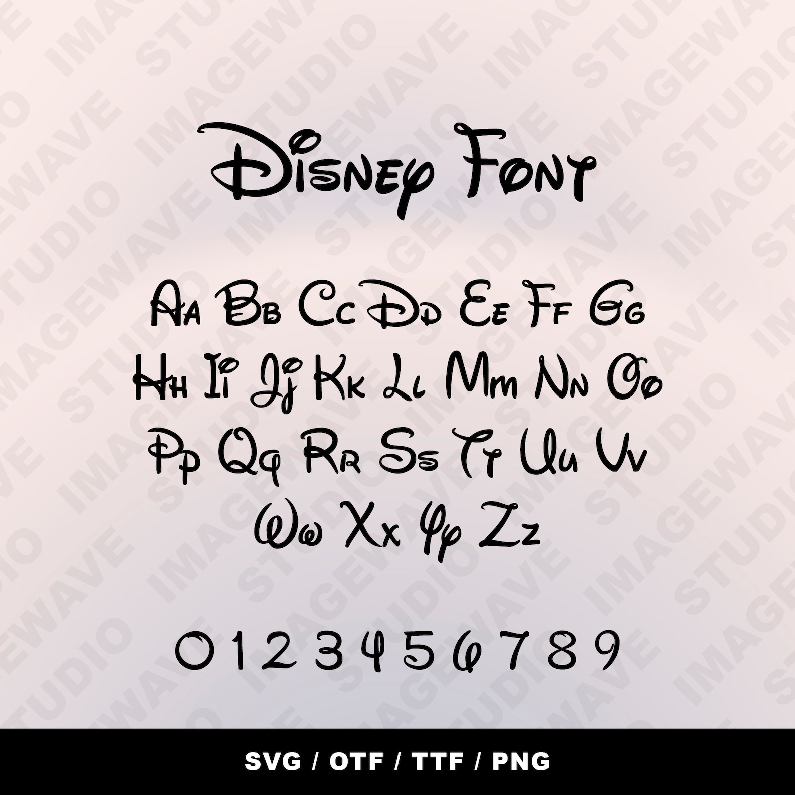 Mouse Alphabet SVG TTF, Mouse Font SVG, Cursive Font, Script Font Svg ...