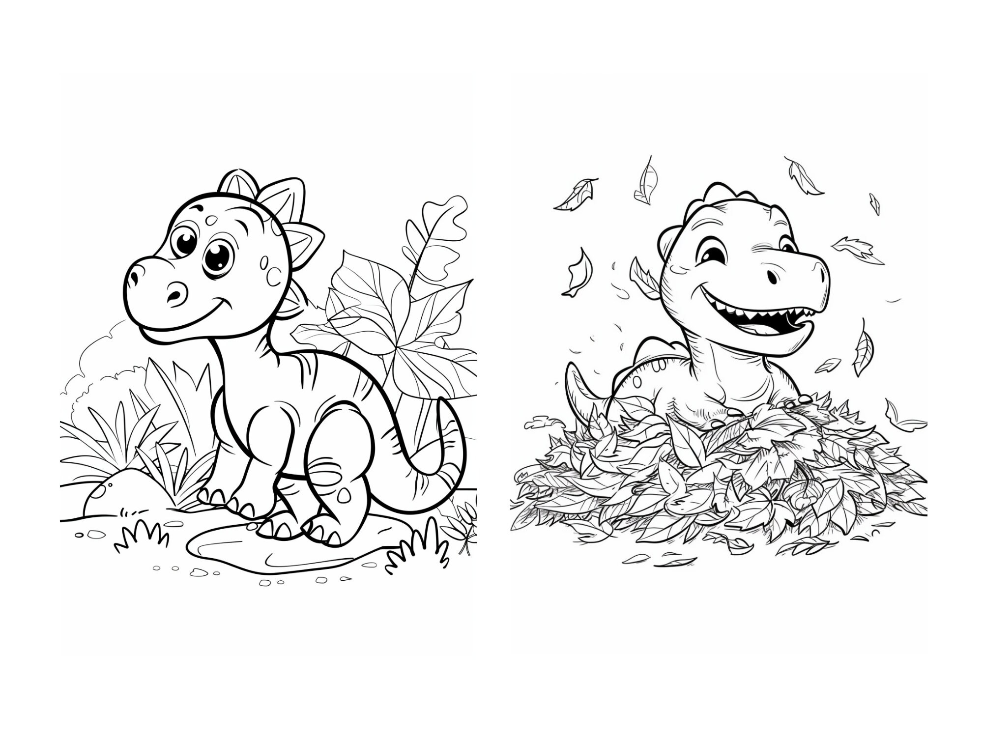 45 Easy Dinosaur Coloring Pages for Kids Toddlers Preschoolers Toddlers ...