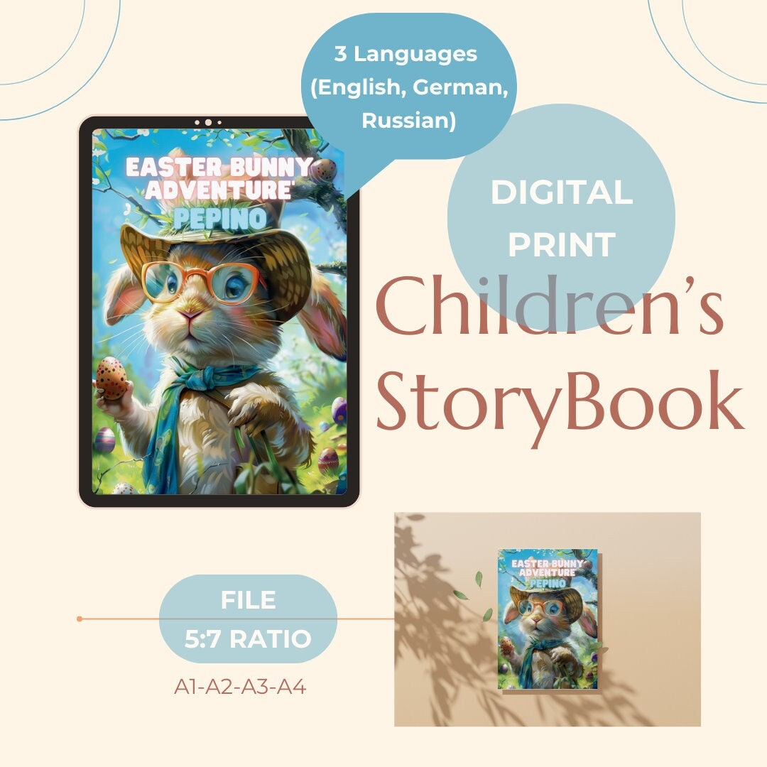 Easter, Children's Digital Book in 3 Languages: English, German ...