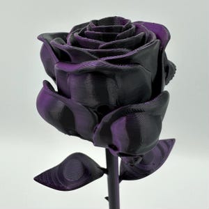 Forbidden Rose 3D Printed Sculpture With Skulls and Stand - Etsy