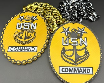 Command Master Chief CMC/E9 Badge V2, 2-layer, USN, Svg Ai DXF Png ...