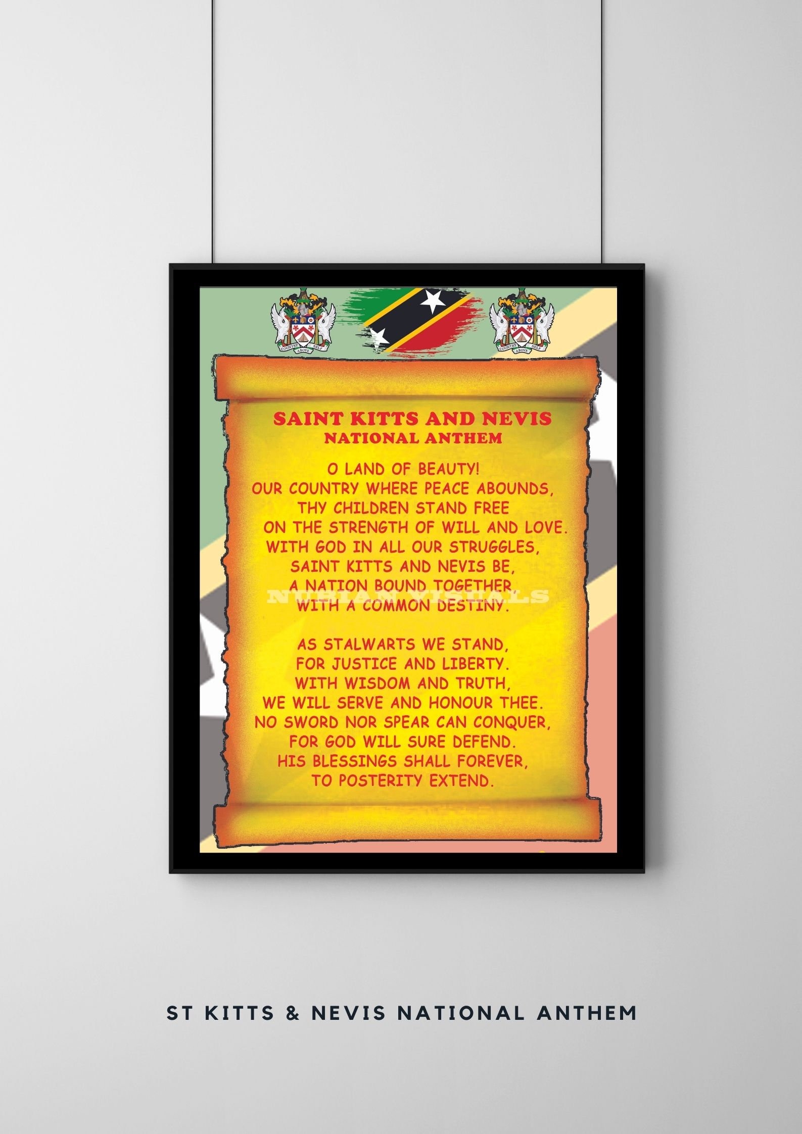 Nevis National Anthem Flags, Symbols, & Currencies Of Saint Kitts And