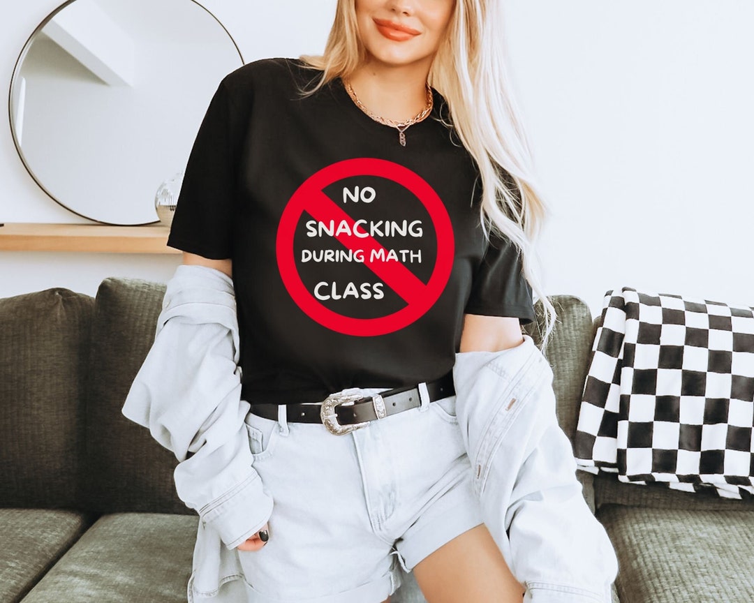 No Snacking Retro Teachers Shirt Teacher Highschool Life - Etsy