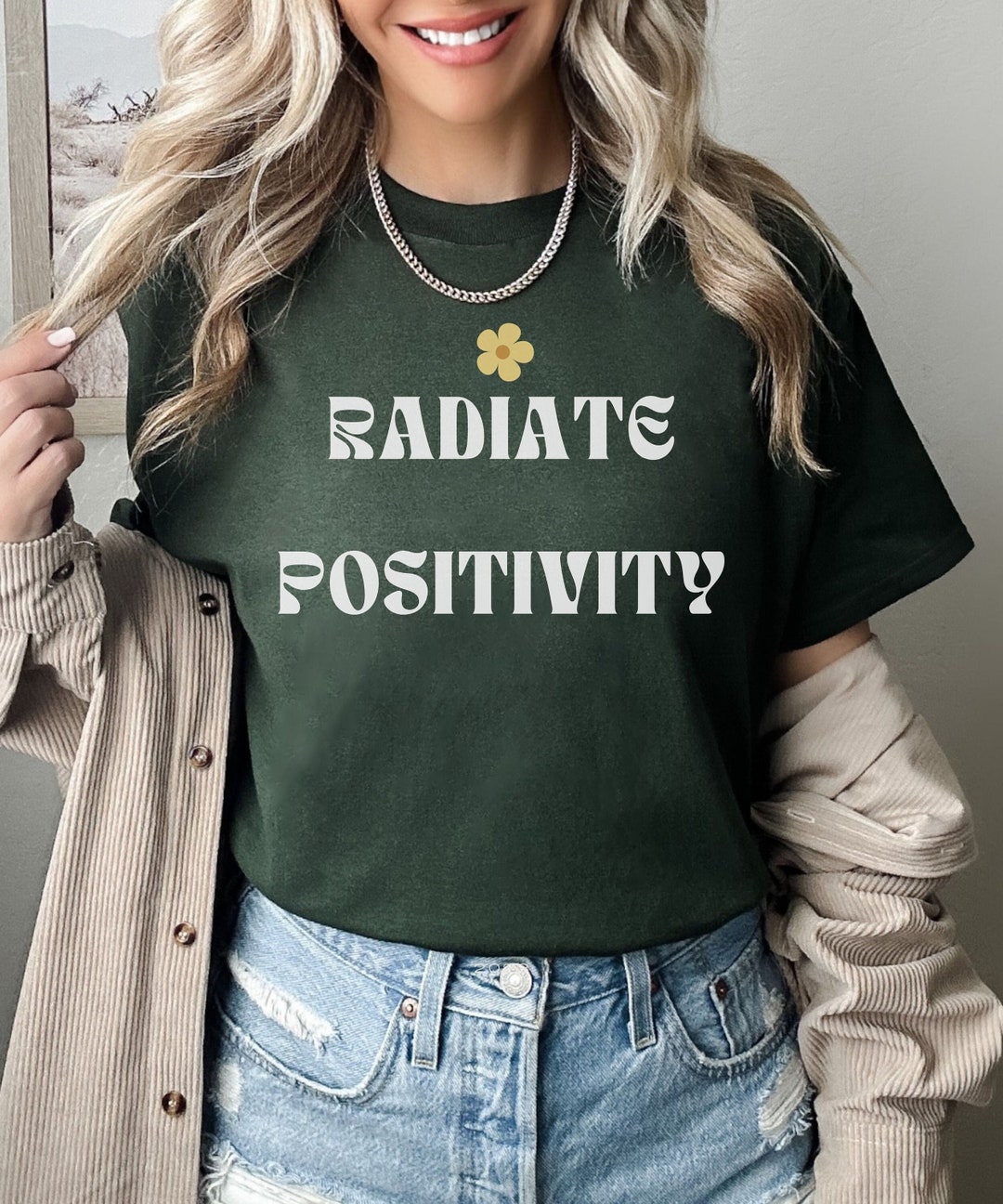 Radiate Positivity Shirt for Mom Mental Health Awareness - Etsy