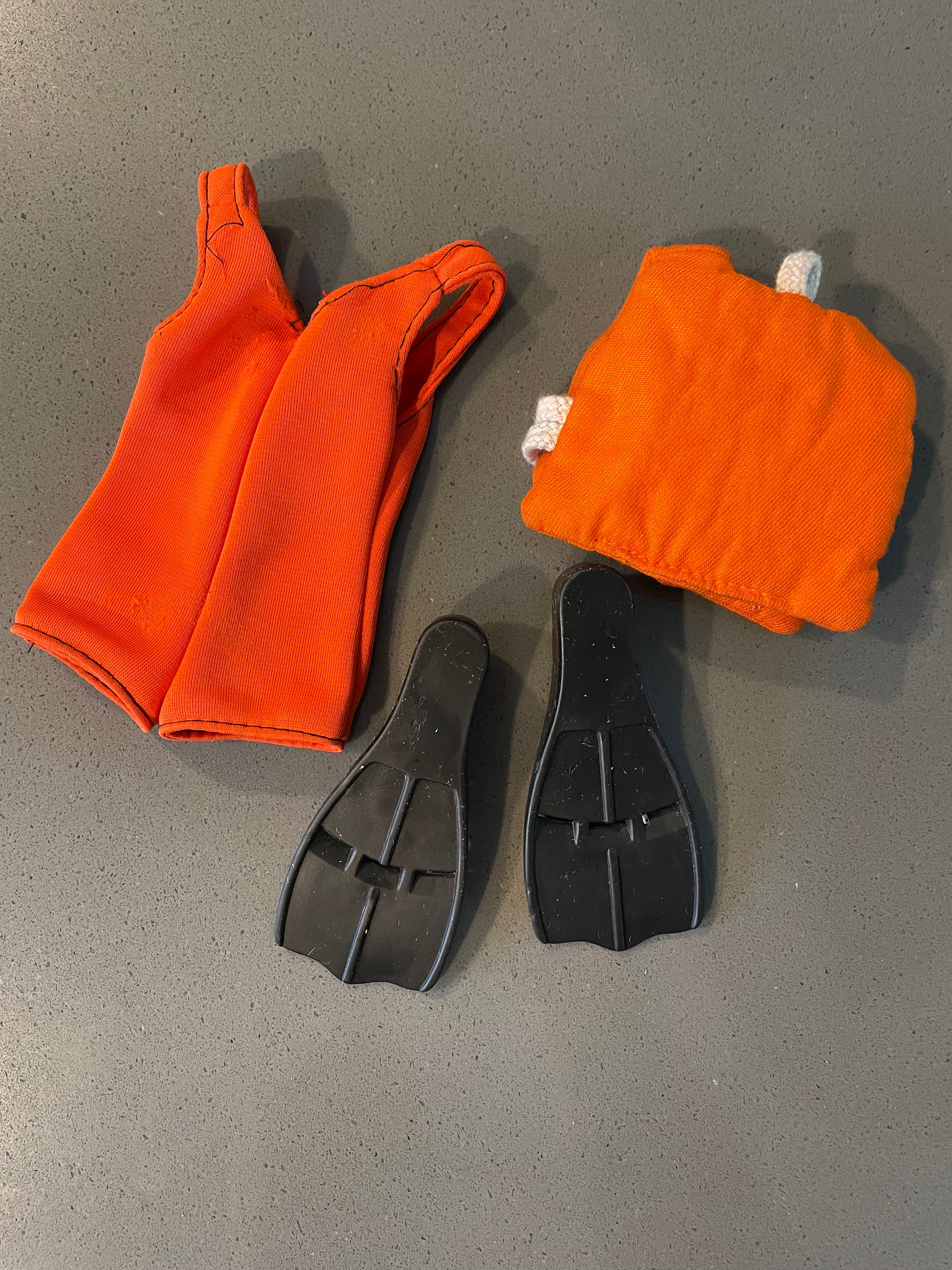 GI Joe Swimsuit, Life Jacket and Fins - Etsy