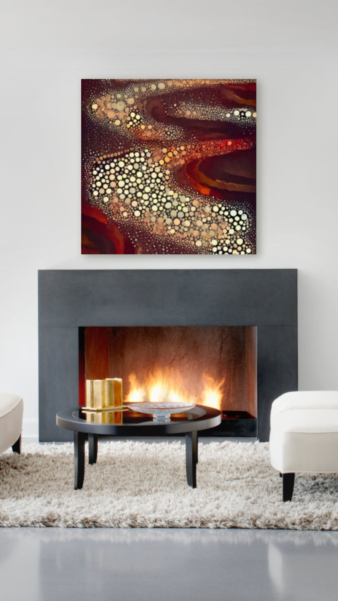 Aboriginal Art - Abstract Outback - Etsy