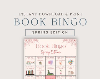 Winter Book Bingo | Printable TBR Reading Challenge | Winter-themed ...