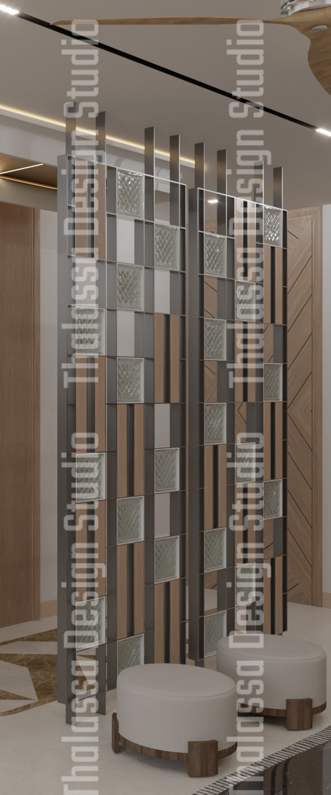 Partition Design Room Dividing Partition Wall Hanging Metal Glass ...