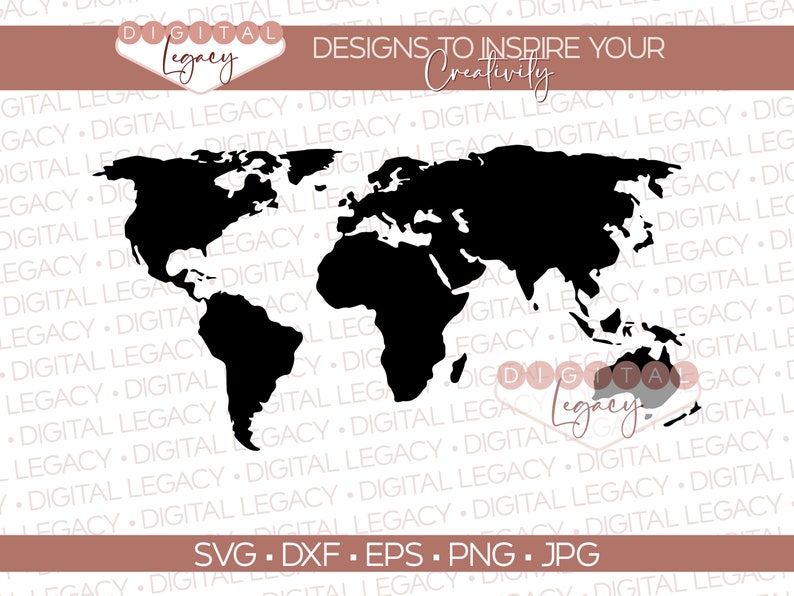 World Map Svg World Map Silhouette Svg Globe Svg World Map Globe ...
