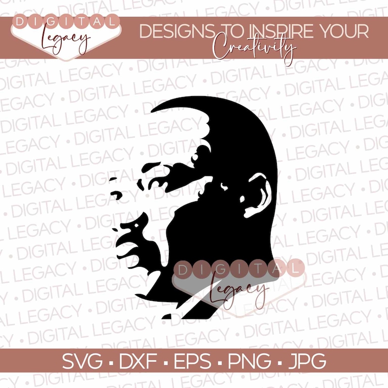 Martin Luther King Jr Silhouette - Etsy