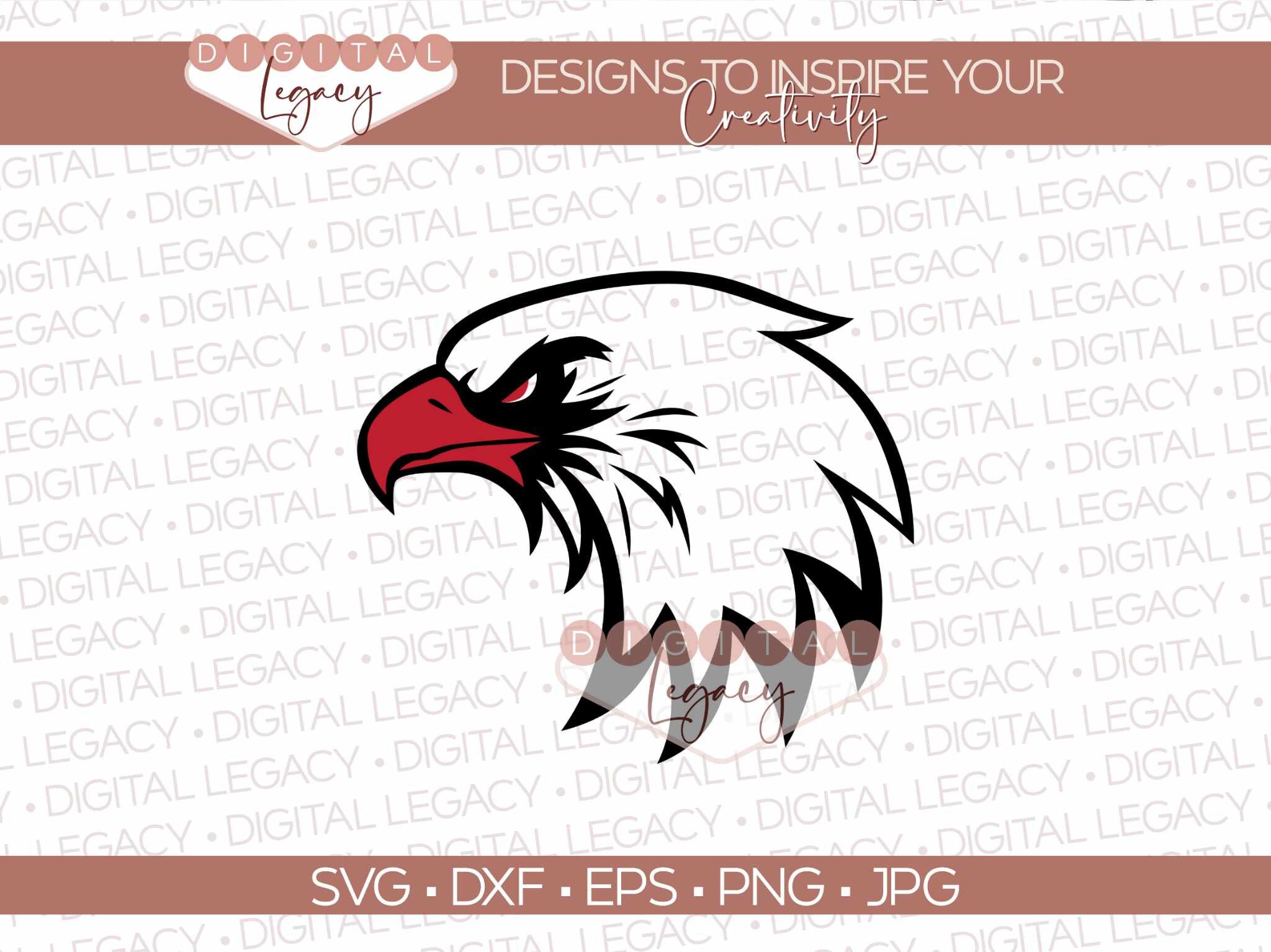 Eagles Svg Eagles Mascot Svg Hawks Svg Hawks Mascot Svg - Etsy