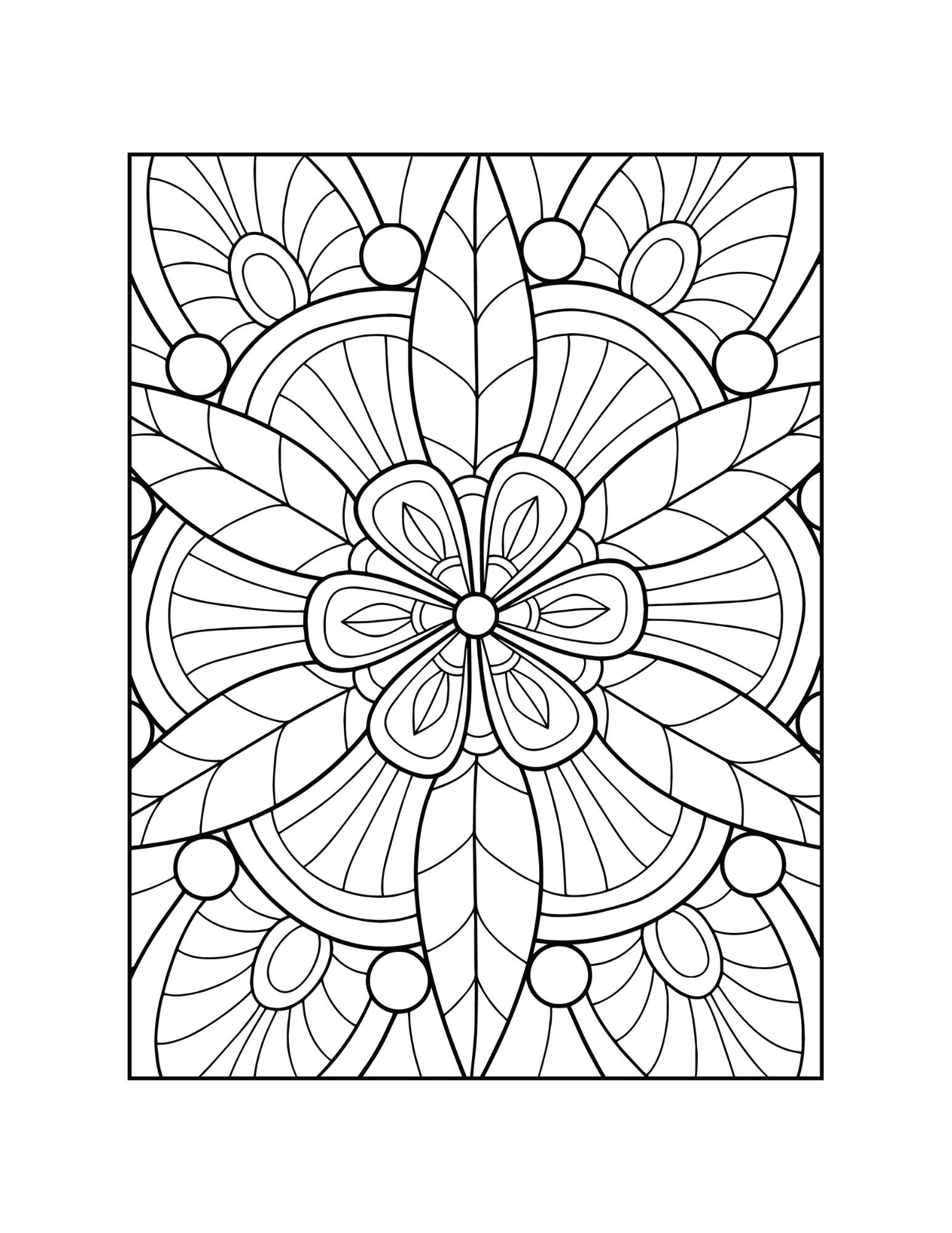 50 Page Printable Mandala Coloring Book - Etsy