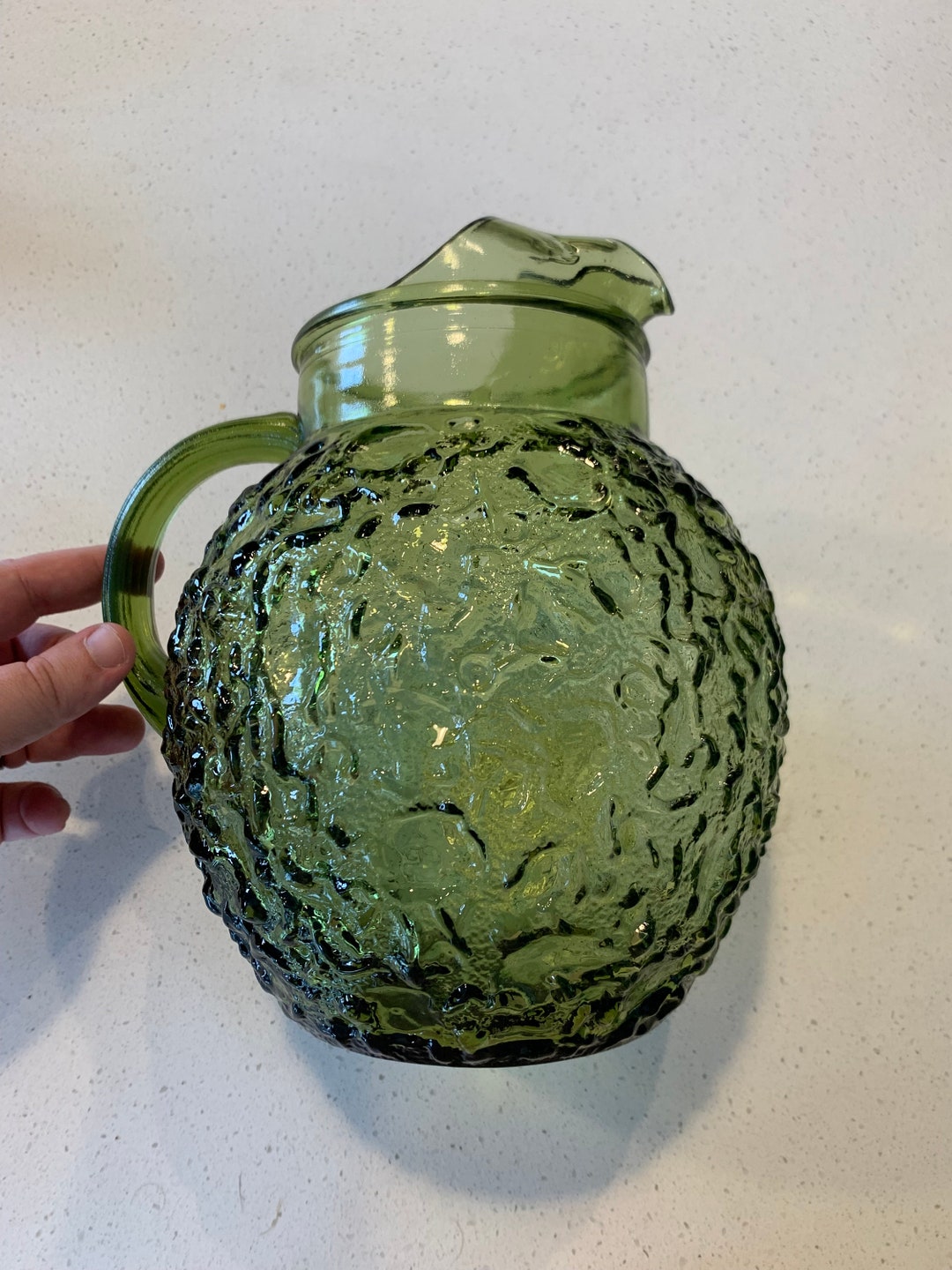 Anchor Hocking Milano Pitcher - Etsy