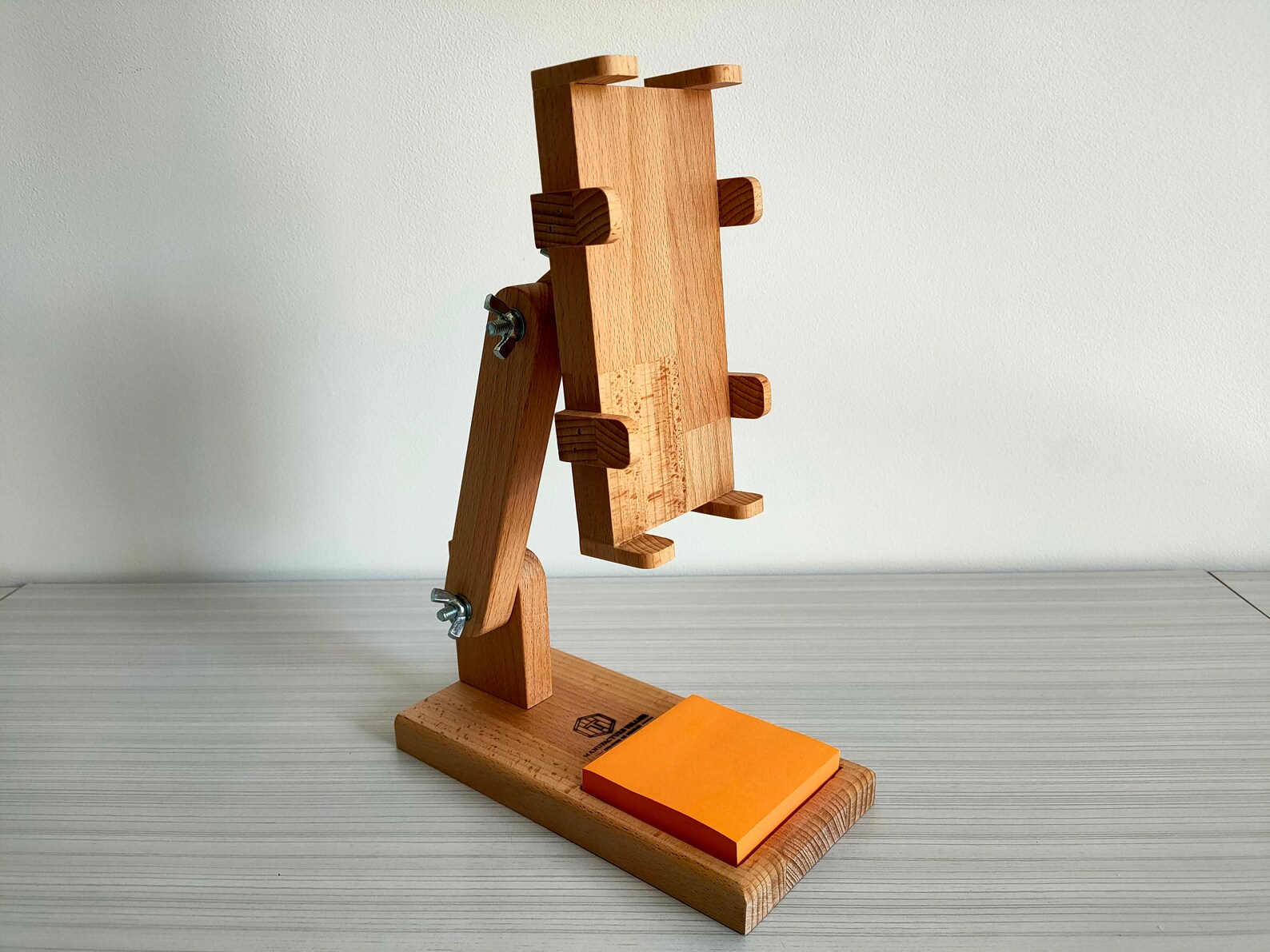 Beech Phone Holder for Office - Etsy